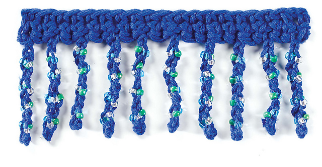 Ravelry: Easy Beaded Fringe Edgings pattern by Bendy Carter