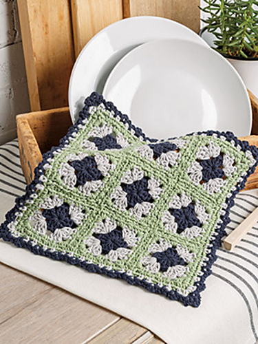 Ravelry: Shades of Blue Dishcloth pattern by Katherine Eng