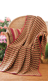 Ravelry: Garden Plaid Throw pattern by Margret Willson