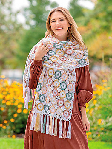 Ravelry: Darling Delights Wrap pattern by Jane Snedden Peever