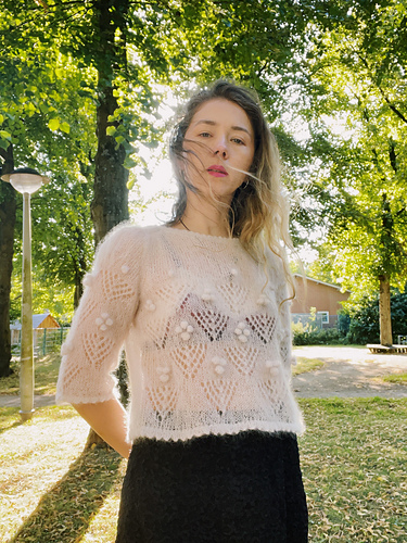 Ravelry: Au Revoir Blouse (top down version) pattern by Masha Ziablikova