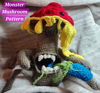 Ravelry: Monster Mushroom pattern by Mashugana Crochet
