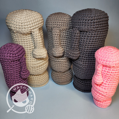 Ravelry: Moai the Easter Island Head pattern by Evita Wong
