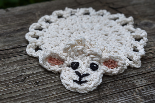 Ravelry: Betsy Sheep Coasters pattern by Katerina Rieckel