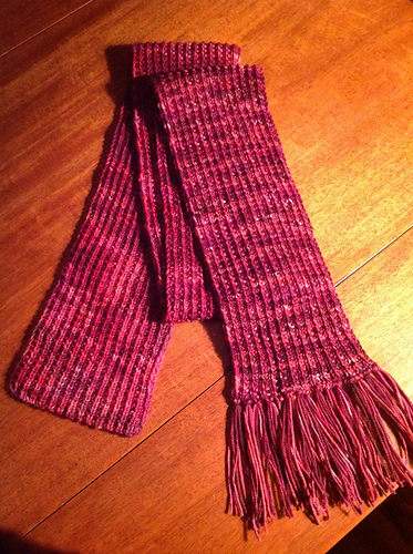 Ravelry: Easiest Farrow Rib Scarf pattern by Diana Troldahl