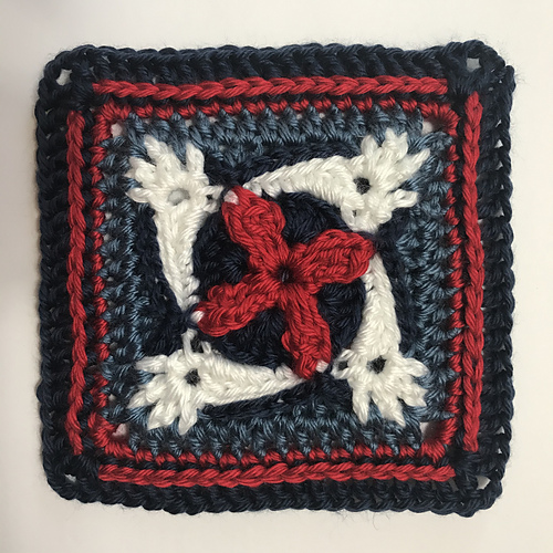 Ravelry: Tiny Typhoon 6" Square pattern by Lisa Mauser