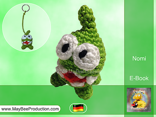 Ravelry: Nomi, the little green guy pattern by MayBeeProduction