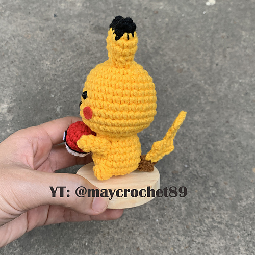 Ravelry: Pikachu keychain pattern by Mai Thi Hong Hanh