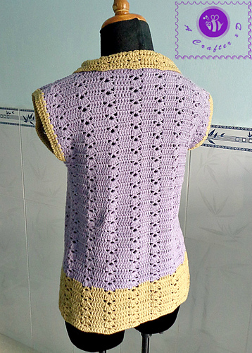 Ravelry: Vintage Collared Vest pattern by Maz Kwok