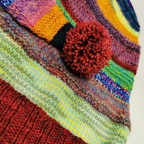 My old fashioned stocking hat : r/knitting