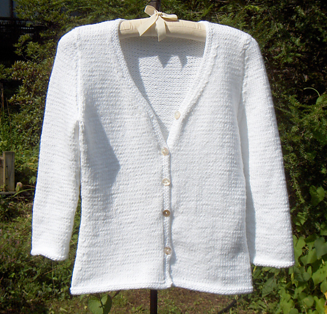 Ravelry: V-Neck Cardigan pattern by TSC Design Studio