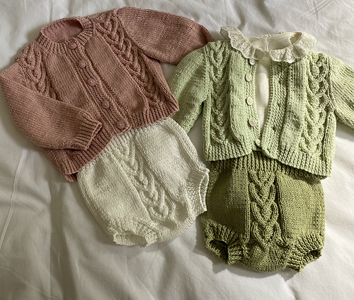 Ravelry: Love Heart Cardigan and Shorts pattern by Jackie Platt