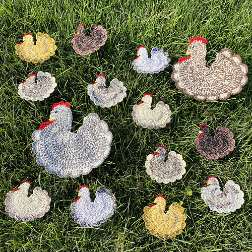 Ravelry: Chicken Hot Pad pattern by Marsha Sparks