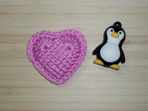 Ravelry: Tunisian Crochet Heart pattern by Joy Clements