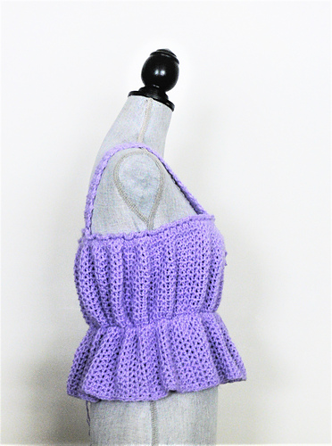 Ravelry: Easy Summer Gathered Top pattern by Meadowvale Studio