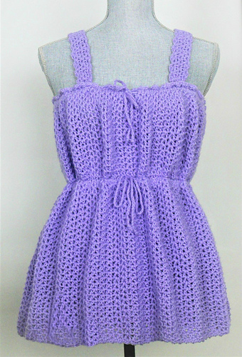 Ravelry: Easy Summer Gathered Top pattern by Meadowvale Studio