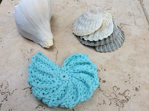 Ravelry: Sea Shell Applique pattern by Patricia Brosnan