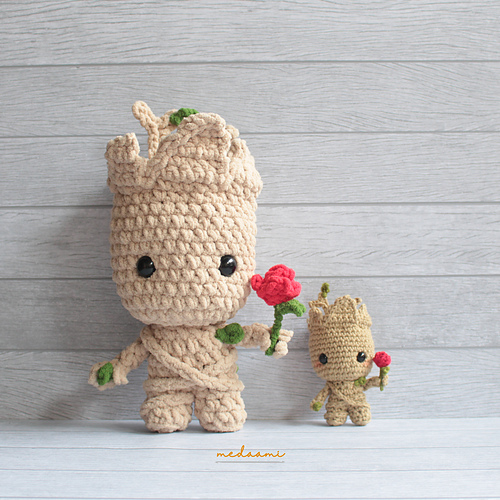 Ravelry: Baby Groot Amigurumi pattern by Imelda Liputri