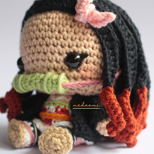 Ravelry: Nezuko Demon Slayer Amigurumi pattern by Imelda Liputri