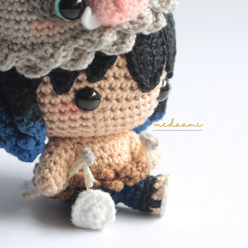 Ravelry: Inosuke Demon Slayer Amigurumi pattern by Imelda Liputri