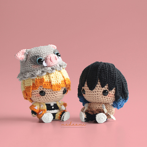 Ravelry: Inosuke Demon Slayer Amigurumi pattern by Imelda Liputri