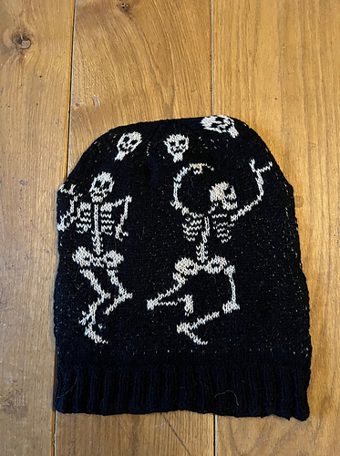 Ravelry: Danse Macabre Beanie pattern by Cathy Dobson