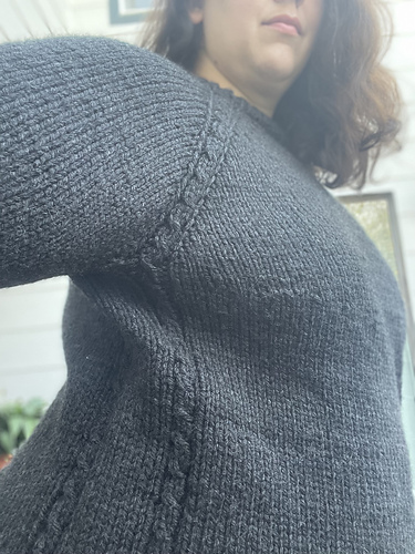 Ravelry: Cozy Cable Raglan pattern by Claire Jackson (Perfectly Knotted)