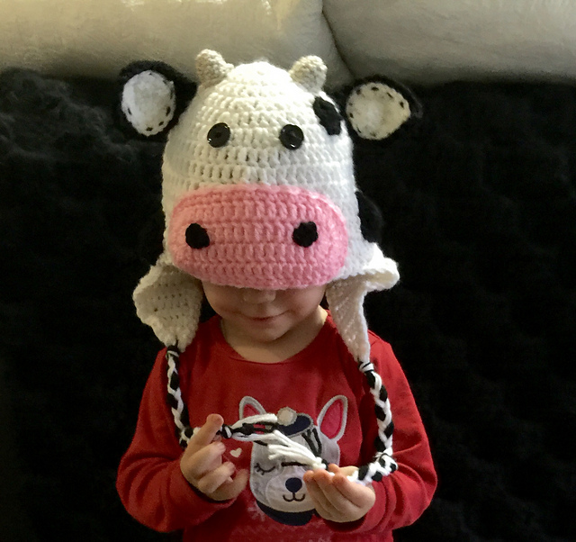 Ravelry: Cow Hat Crochet pattern by Megan Unay