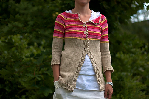 Ravelry: Hippie Cardigan pattern by Meiju Kallio