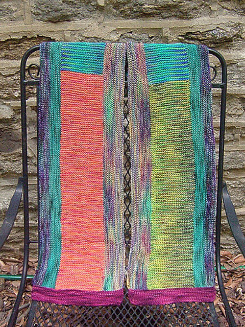 Ravelry: Ruth's Multi-color Koigu Scarf pattern by Ruth from Massachusetts