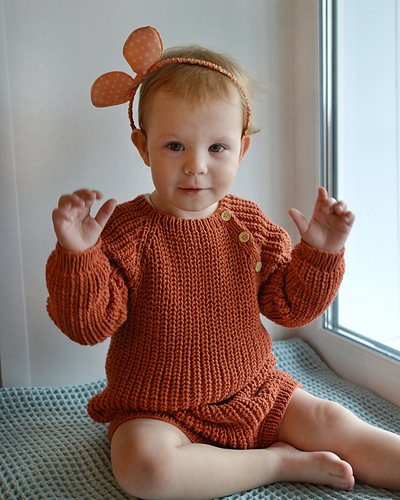 Ravelry: Cozy Romper pattern by Marina Balambaeva