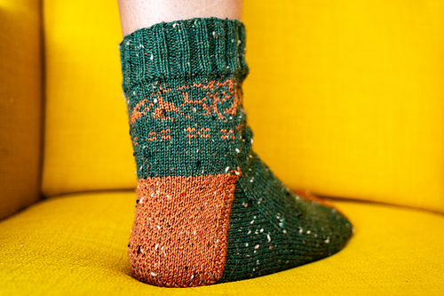 Ravelry: Cozy Fox Socks pattern by Melanie Braith