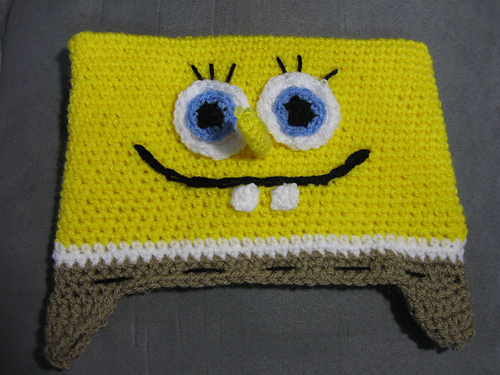 Ravelry: Bob the Sponge Beanie pattern by Meladoras Creations