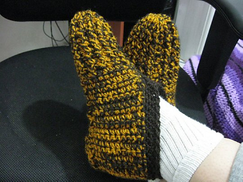 Ravelry: Simple Crochet Booties pattern by Meladoras Creations