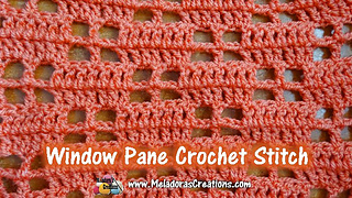 Ravelry: Window Pane Stitch pattern by Meladoras Creations