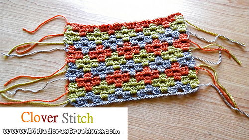 Ravelry: Clover Stitch pattern by Meladoras Creations
