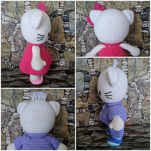 Ravelry: Hello Kitty + Dear Daniel Outfit pattern by Melani Halim