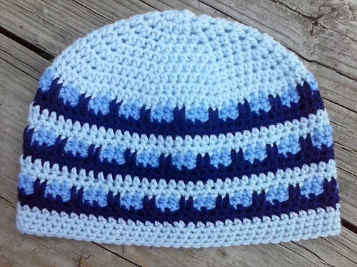Ravelry: Double Down Drop Stitch Hat pattern by Melanie Padron