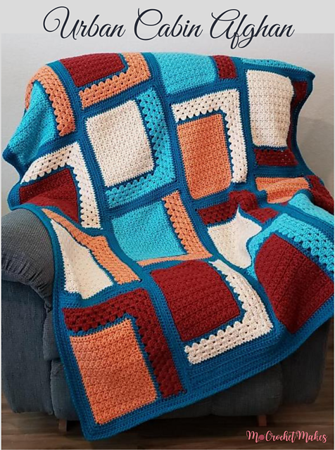 Ravelry: Urban Cabin Afghan pattern by Melinda Miller
