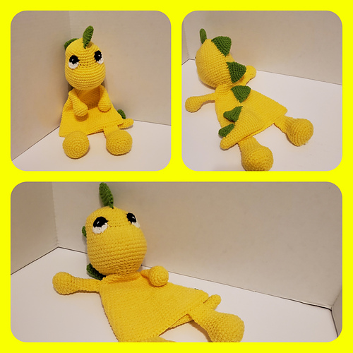 Ravelry: Rory the Dino Rag Doll Lovey pattern by Defy Society Arts