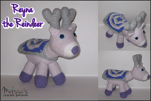 Ravelry: Reyna the Christmas Reindeer pattern by Melissa's Crochet Patterns