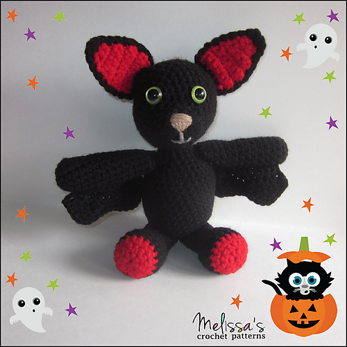 Ravelry: Halloween Bat & Cat pattern by Melissa's Crochet Patterns