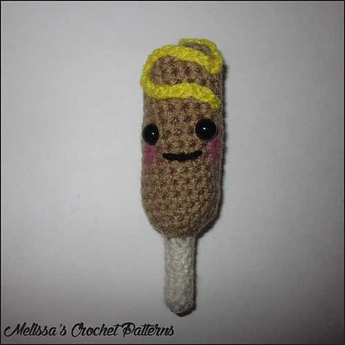 Ravelry: Happy Little Corn Dog pattern by Melissa's Crochet Patterns