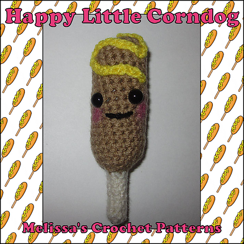 Ravelry: Happy Little Corn Dog pattern by Melissa's Crochet Patterns
