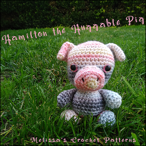 Ravelry: Hamilton the Huggable Pig pattern by Melissa's Crochet Patterns