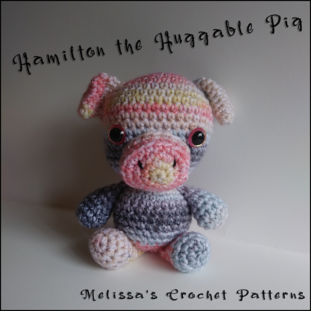 Ravelry: Hamilton the Huggable Pig pattern by Melissa's Crochet Patterns