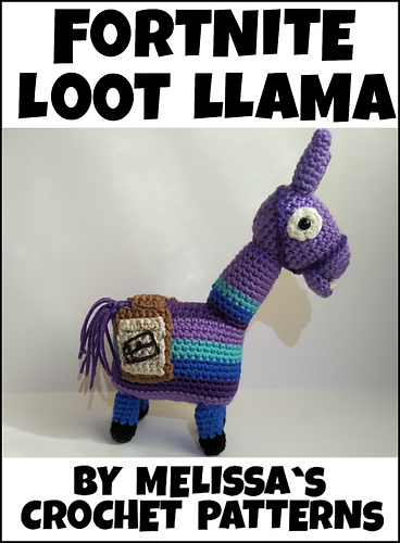 Ravelry: Fortnite Loot LLama pattern by Melissa's Crochet Patterns