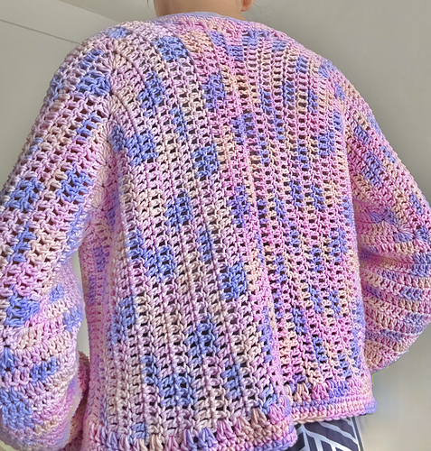 Ravelry: Solid Flexi Hexi Longline Cardi pattern by Melanie Poulter