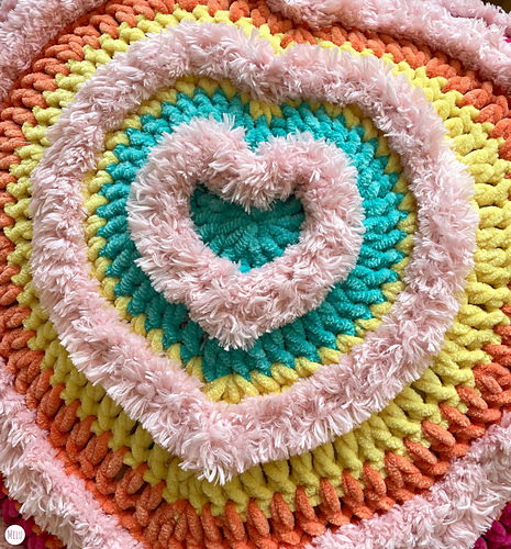 Ravelry: Heart Fluff Pillow pattern by Melanie Poulter