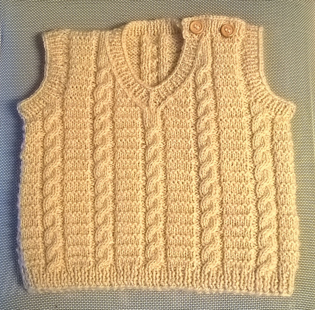 Ravelry: Gansey Gilet pattern by Filomena Lanzara